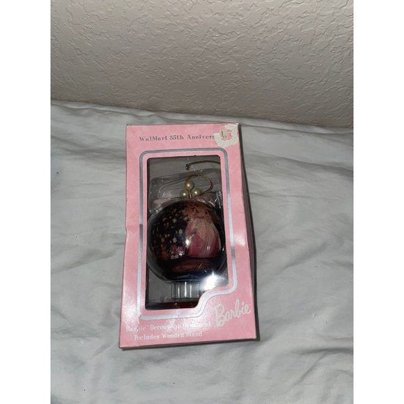 Barbie | Holiday | Barbie Decoupage Ornament With Stand 35th ...